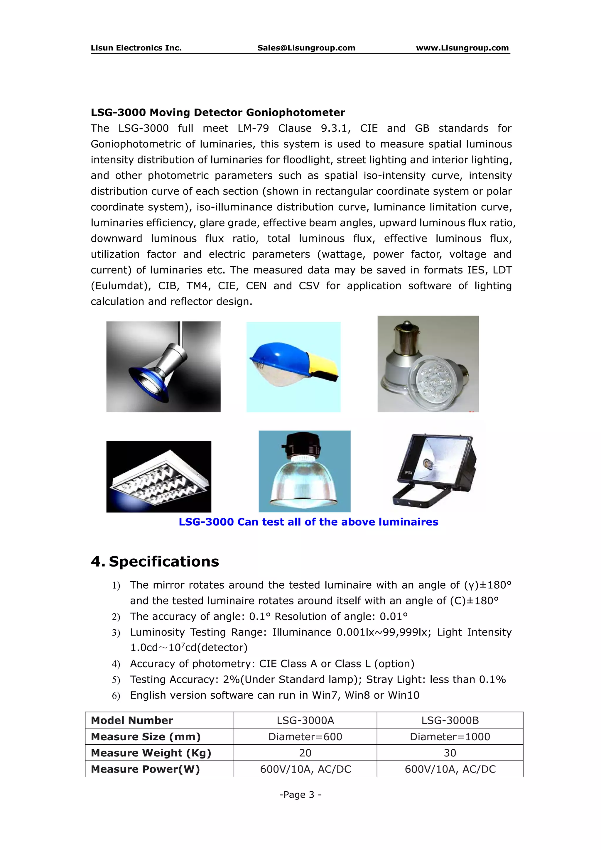 Moving Detector Goniophotometer | PDF