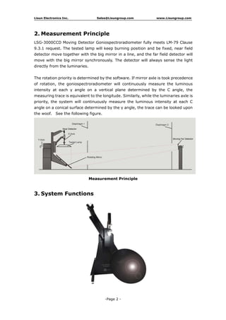 Moving Detector Goniophotometer | PDF