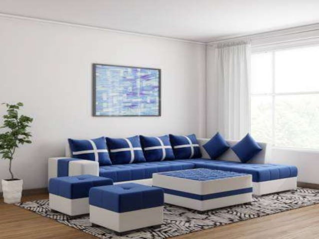 L shape sofa | PPTX