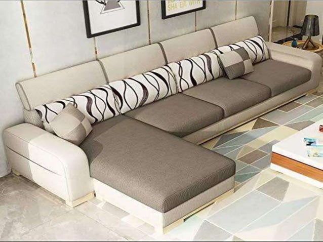 L shape sofa | PPTX