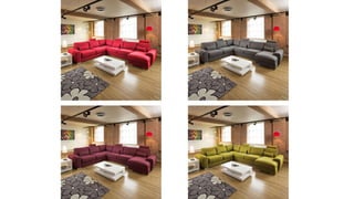 L shape sofa set | PPT