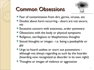 I Am a Little Bit OCD. Are You? | PPT