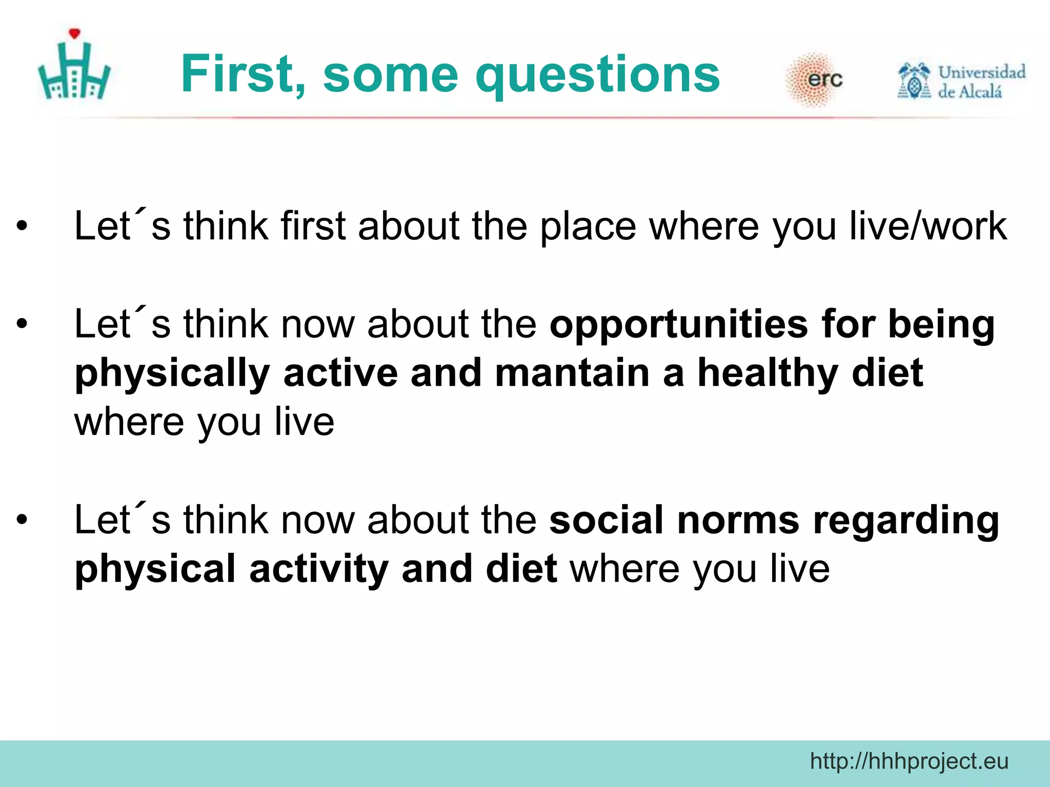 Urban Environment and Cardiovascular Health: ERC Project Heart Healthy ...