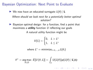 MUMS: Agent-based Modeling Workshop - Practical Bayesian Optimization for Agent Based ...
