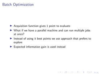 MUMS: Agent-based Modeling Workshop - Practical Bayesian Optimization for Agent Based ...