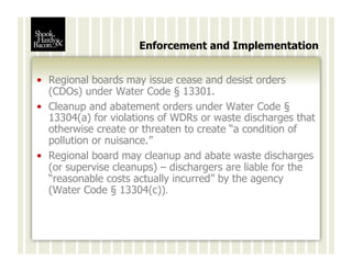 Overview of California Water Law and Regulation | PDF | Environment ...