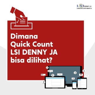 Lsi denny ja quick count pilkada serentak 2018 | PDF