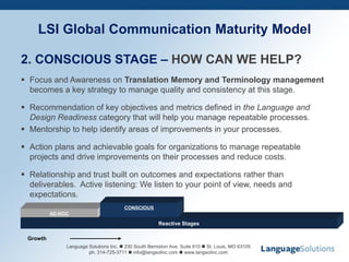 LSI global communication maturity model | PPT