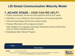LSI Global Communications Maturity Model | PPTX