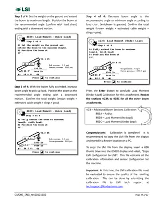 LSI LMI Calibration Guide.pdf SAFETY DEVICE | PDF
