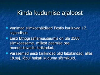 Leina Sipelgas - kindakiri | PPT