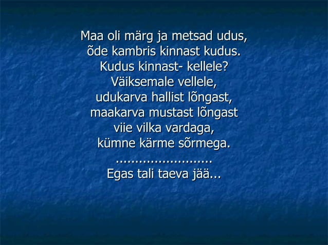 Leina Sipelgas - kindakiri | PPT