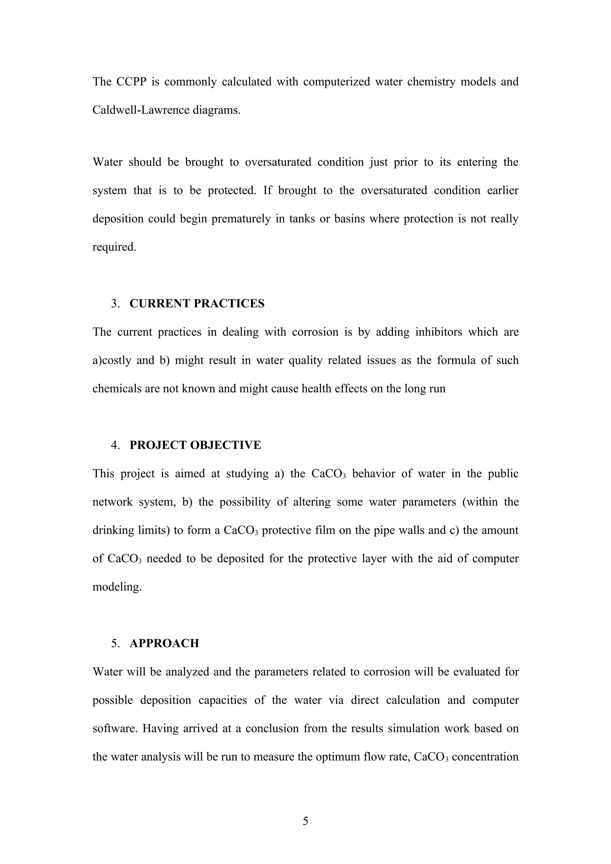 Corrosion Control Proposal | DOC
