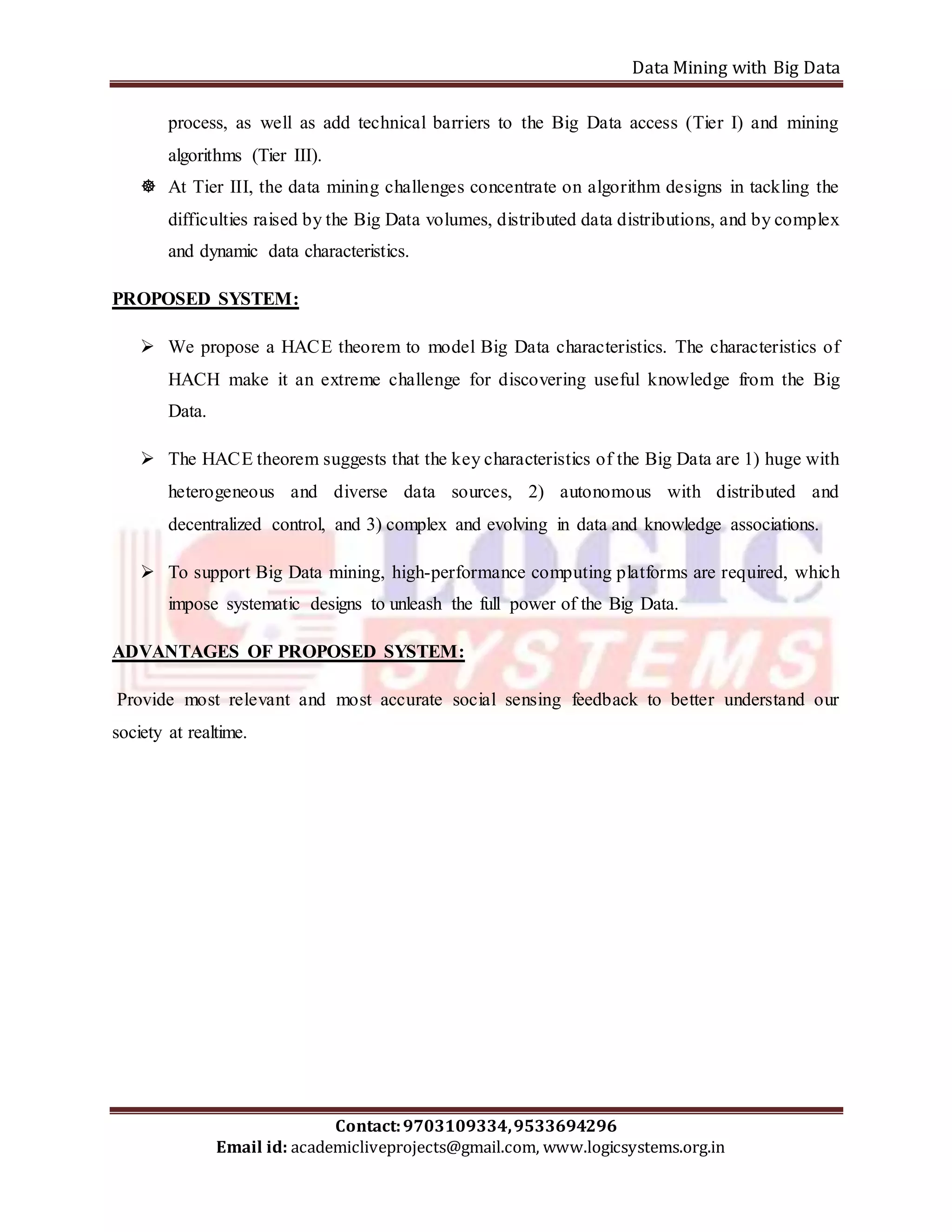 data mining with big data | PDF