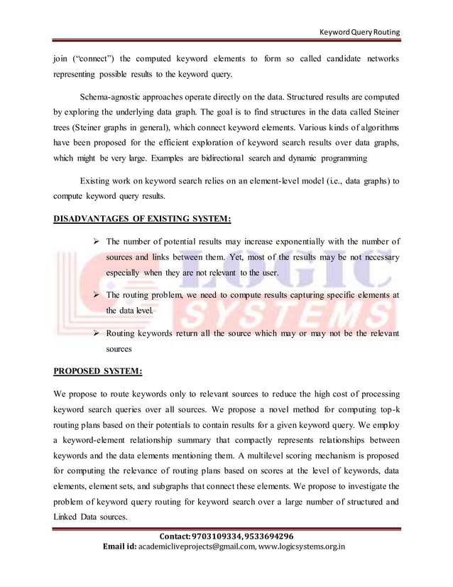 Keyword Query Routing Pdf 
