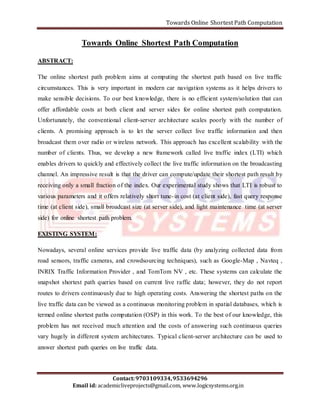 towards online shortest path computation | PDF