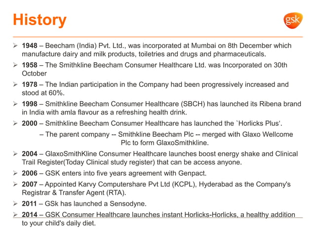 Gsk. | PPTX | Healthcare Industry | Industries