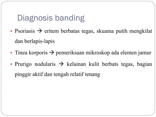 Liken Simpleks Kronis (Neurodermatitis Sirkumskripta) | PPTX