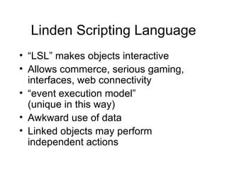 LSL Scripting | PPT