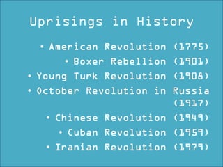 Global Revolution: Role of Communication in 21st Century Uprisings and ...