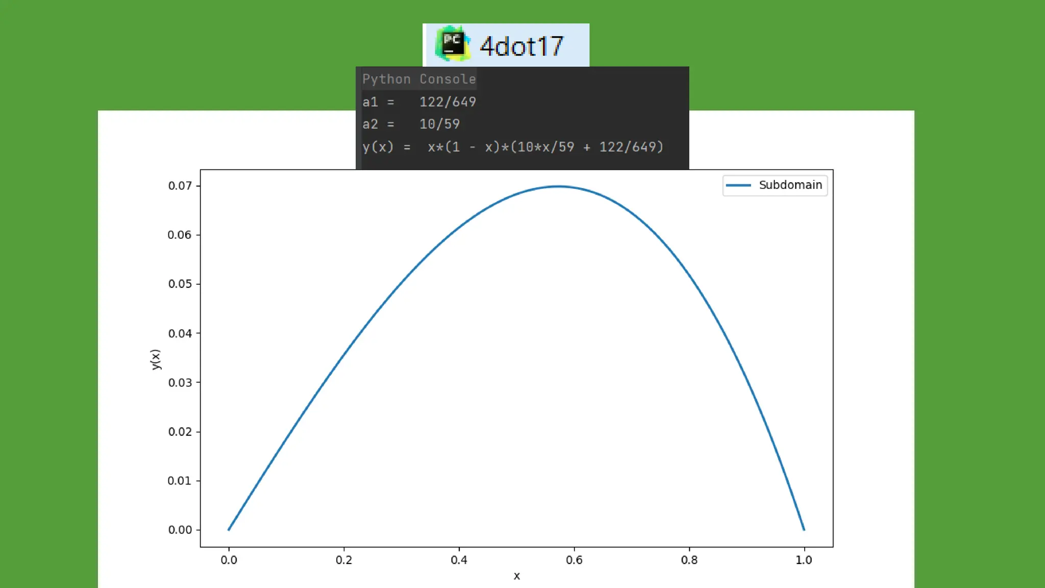 Least Squares Method introduction and results | PPT