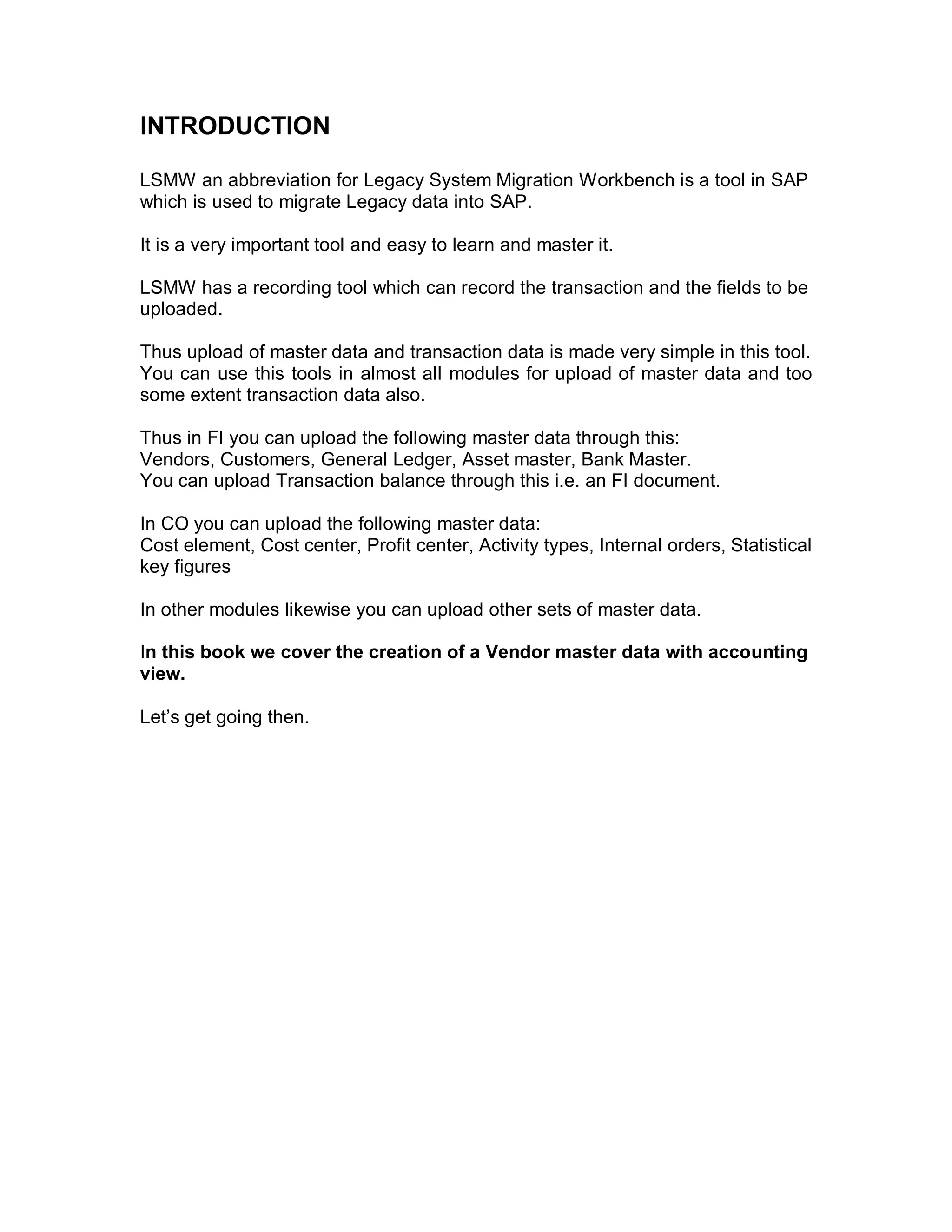 SAP ABAP lsmw beginner lerning tutorial.pdf | Computing | Technology & Computing