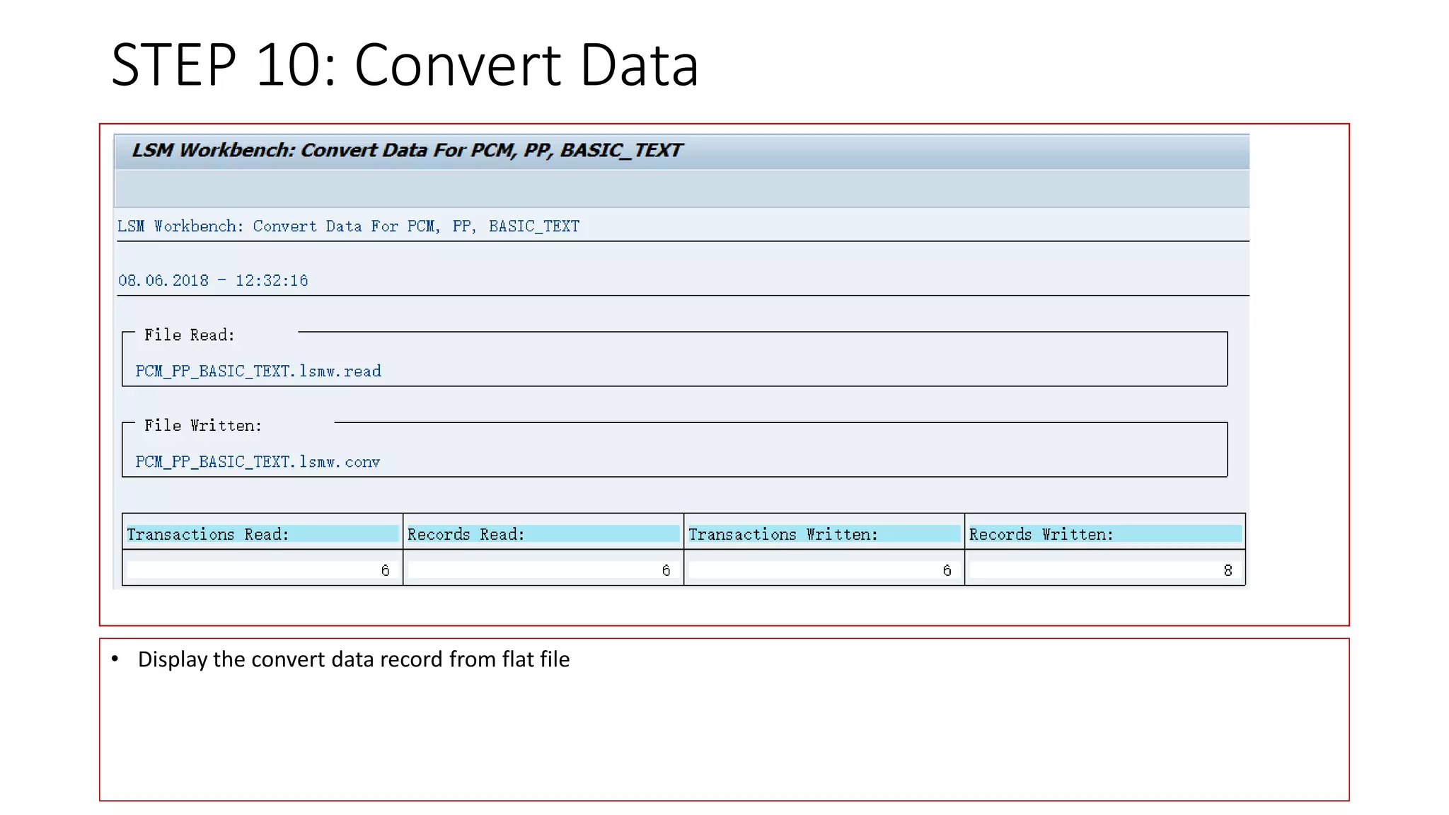 LSMW - Multiple Line of Material Master Long Text | PPTX