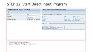 LSMW - Multiple Line of Material Master Long Text | PPTX
