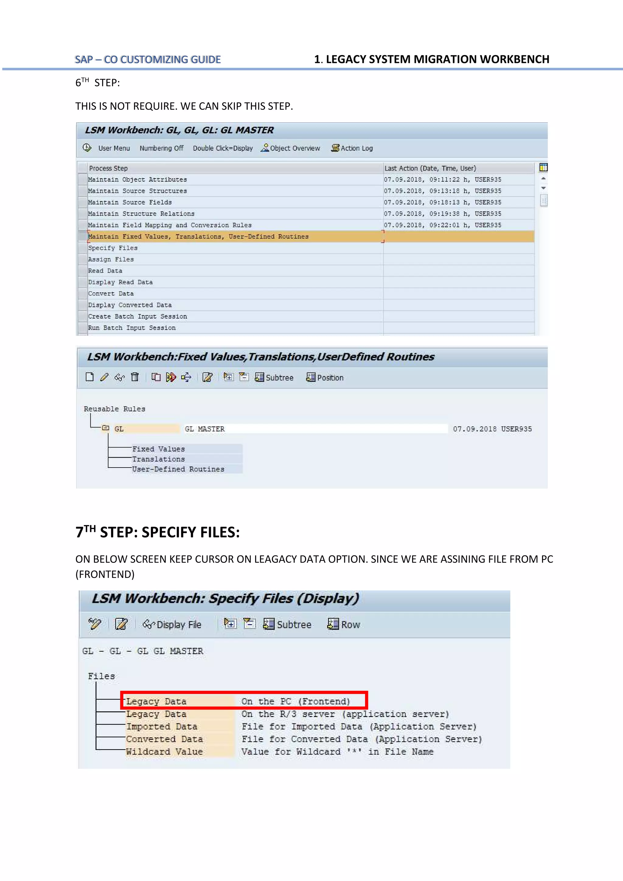 Lsmw step by- step | PDF