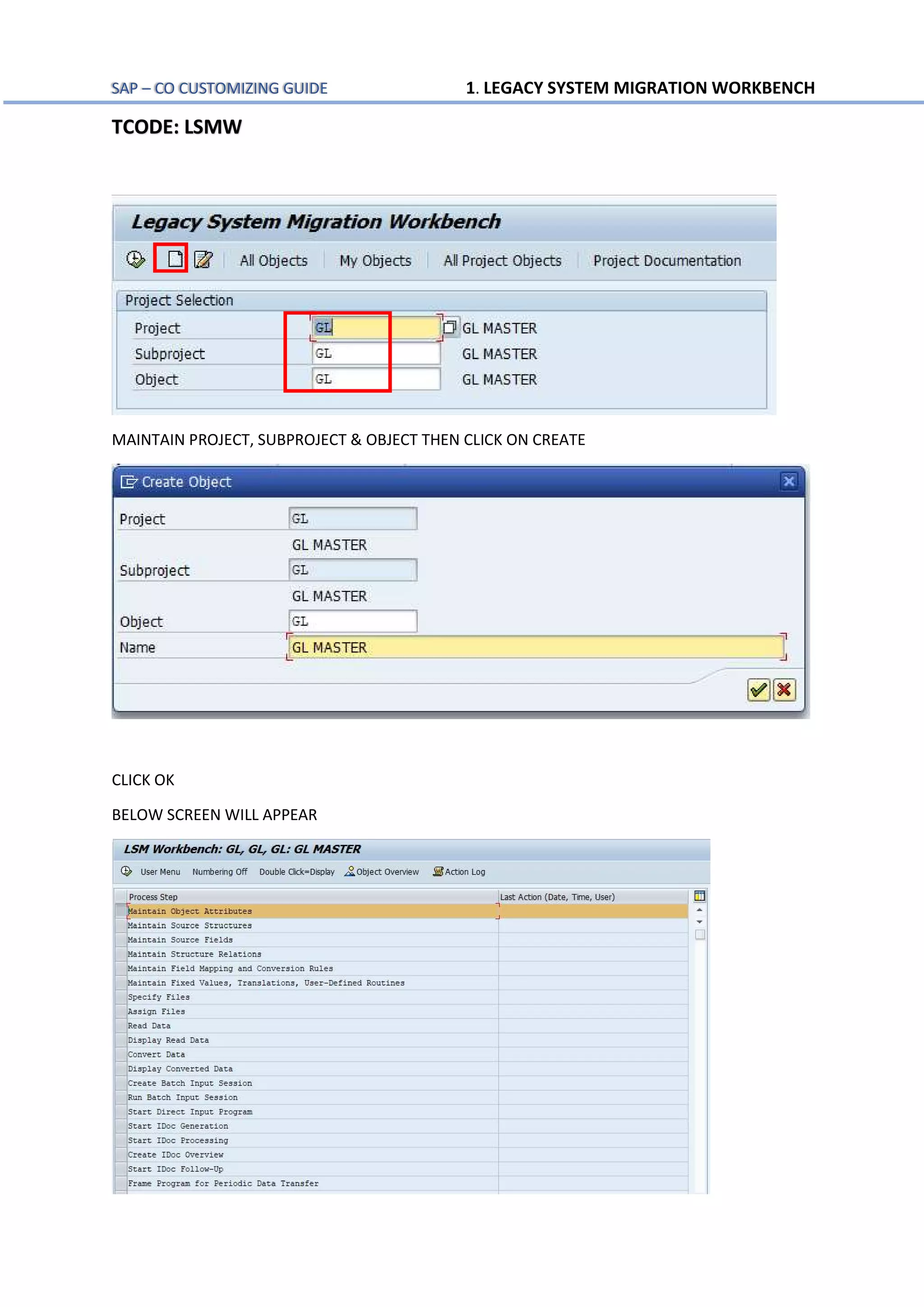 Lsmw step by- step | PDF