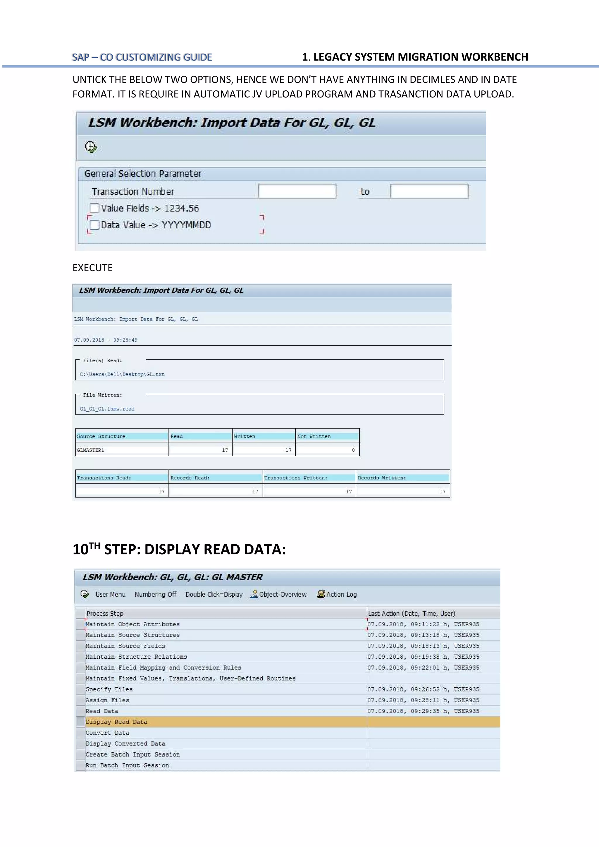 Lsmw step by- step | PDF