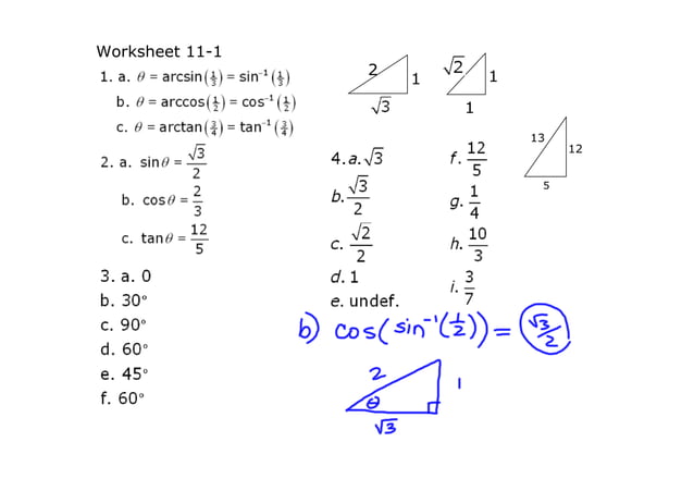 Lsn 11-2: Solving Trig Equations | PDF | Physics | Science