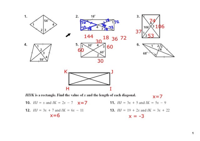 Lsn 11-5: Rectangle Proofs | PDF