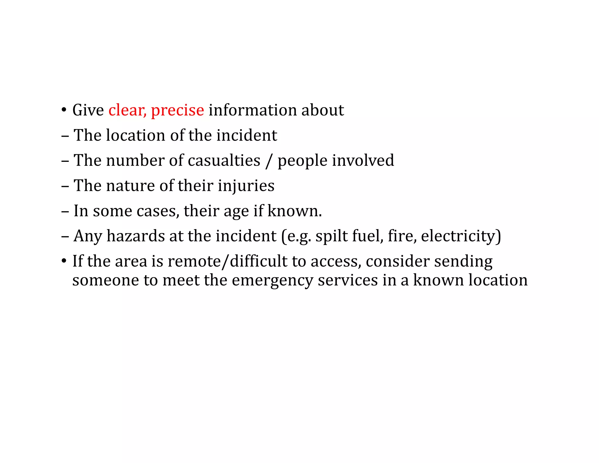 Lecture 7: first aid, choke, CPR, diabetes, bleed, burn | PDF