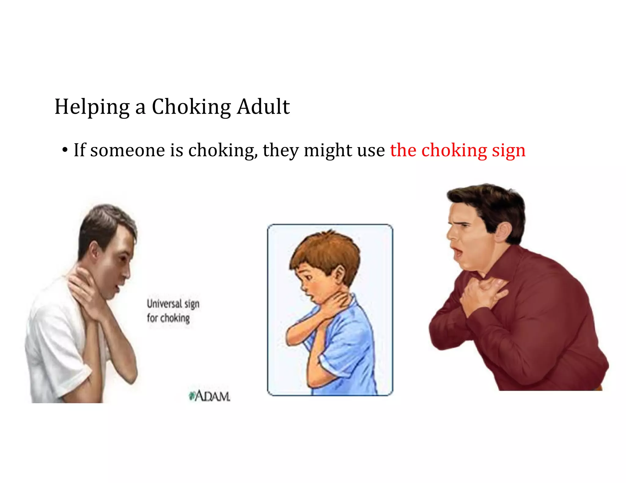 Lecture 7: first aid, choke, CPR, diabetes, bleed, burn | PDF