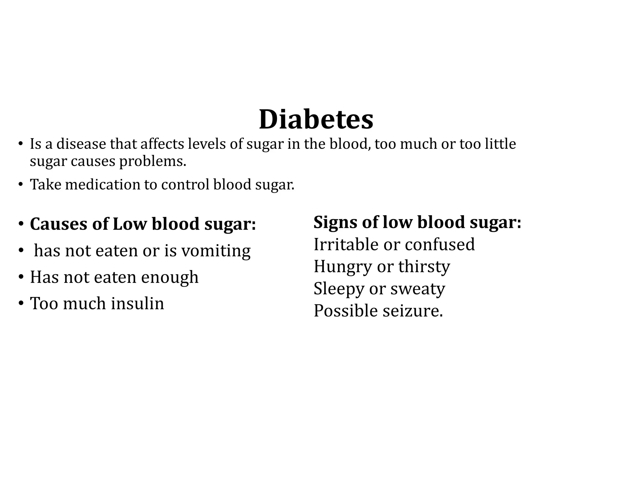 Lecture 7: first aid, choke, CPR, diabetes, bleed, burn | PDF