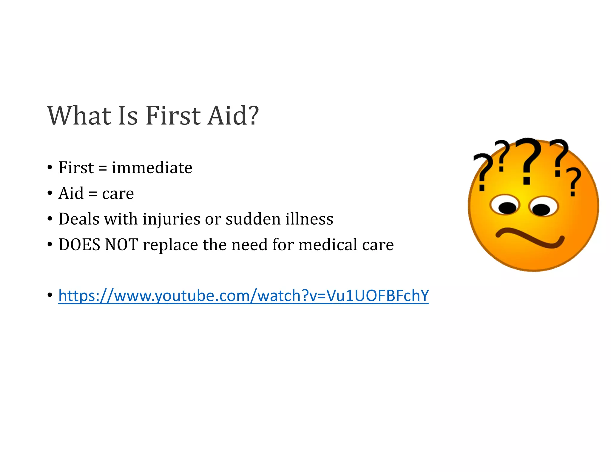 Lecture 7: first aid, choke, CPR, diabetes, bleed, burn | PDF
