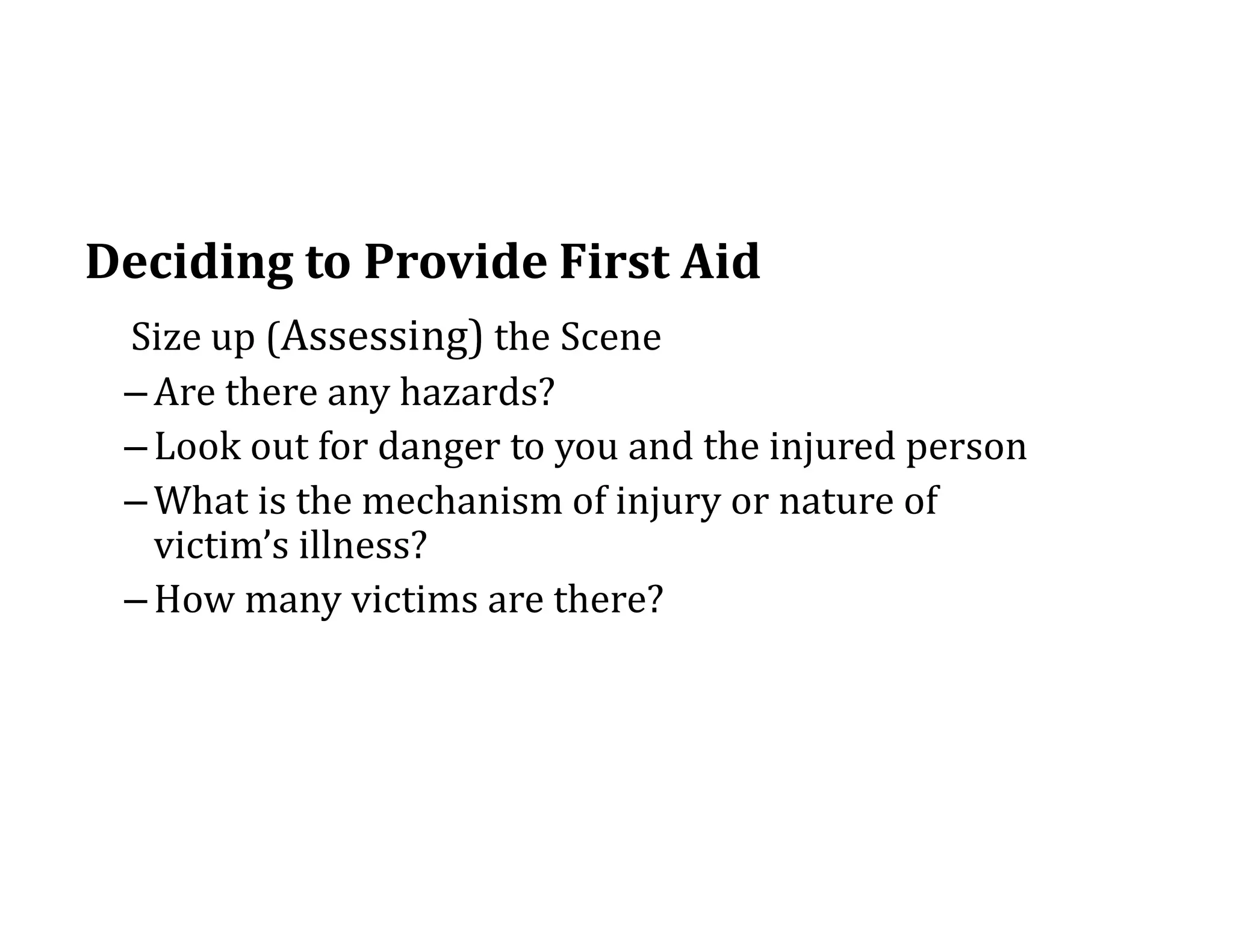 Lecture 7: first aid, choke, CPR, diabetes, bleed, burn | PDF