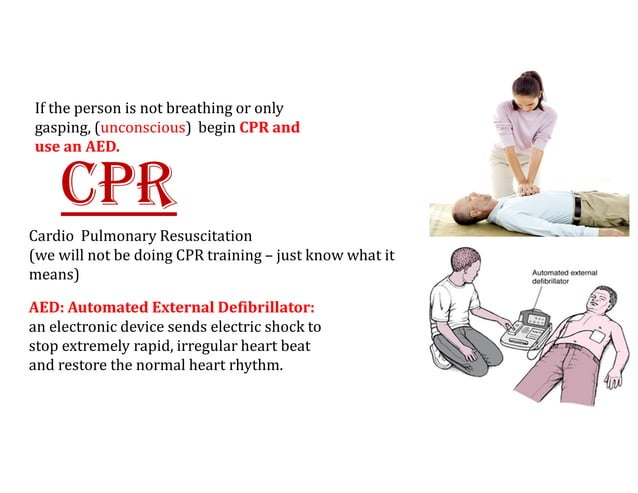 Lecture 7: first aid, choke, CPR, diabetes, bleed, burn | PPT