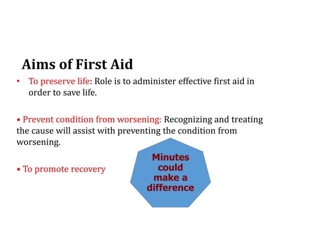 Lecture 7: first aid, choke, CPR, diabetes, bleed, burn | PPT