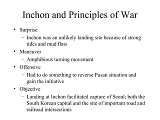 Korean War TF Smith & Inchon | PPT