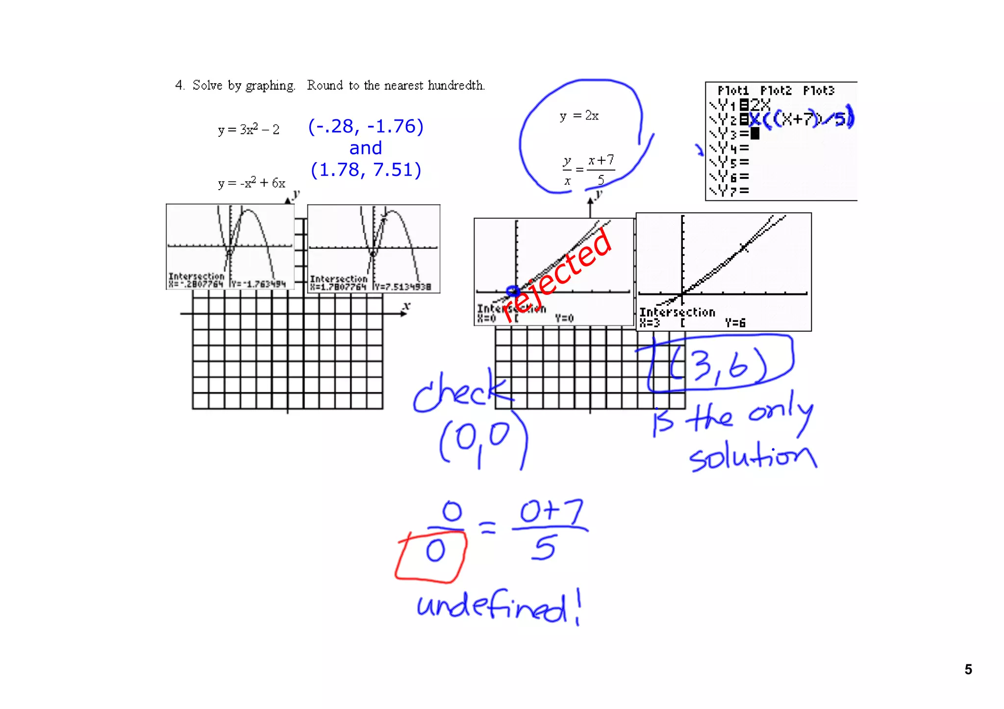 Algebra 2 Unit 4 Lesson 4 | PDF
