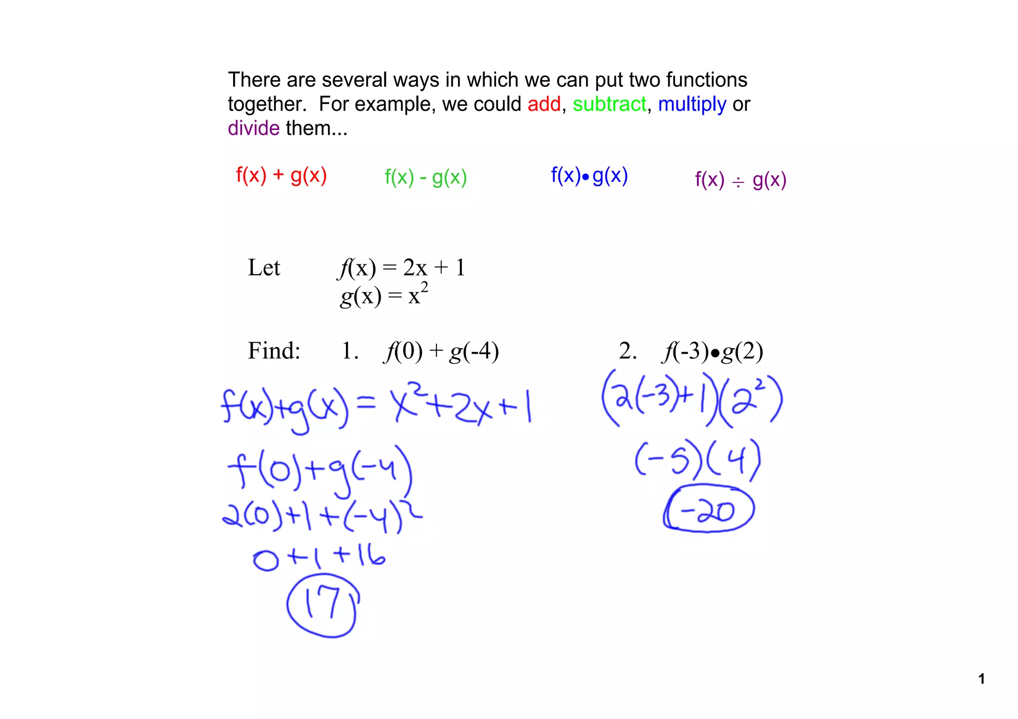 Algebra 2 Unit 5 Lesson 5 | PDF