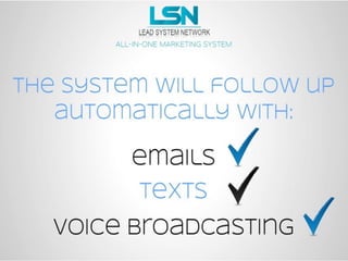 LEAD SYSTEM NETWORK (LSN) FULL COMPENSATION PLAN OVERVIEW | PPT