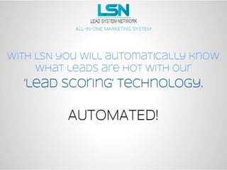 LEAD SYSTEM NETWORK (LSN) FULL COMPENSATION PLAN OVERVIEW | PPT