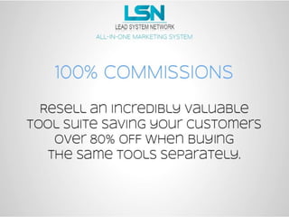 LEAD SYSTEM NETWORK (LSN) FULL COMPENSATION PLAN OVERVIEW | PPT