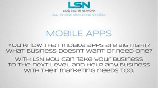 LSN Lead System Network Presentation 100% Commisions | PPT