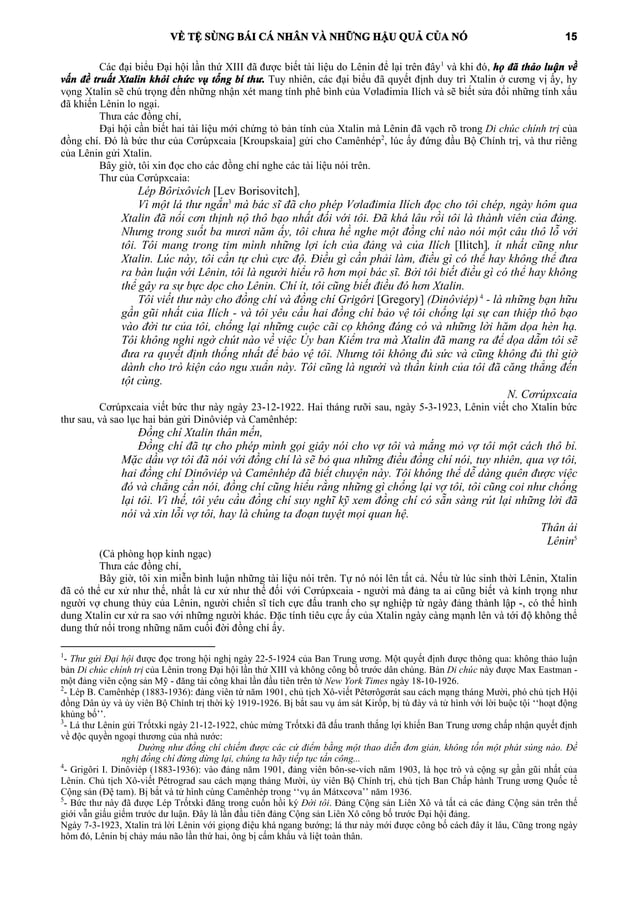 Khrusev bao-cao-ve-stalin | PDF