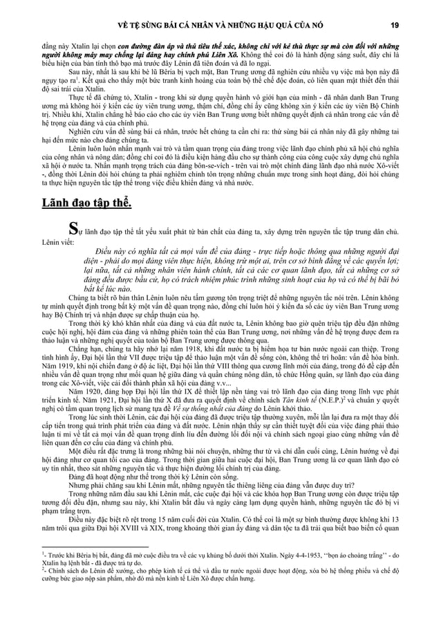 Khrusev bao-cao-ve-stalin | PDF