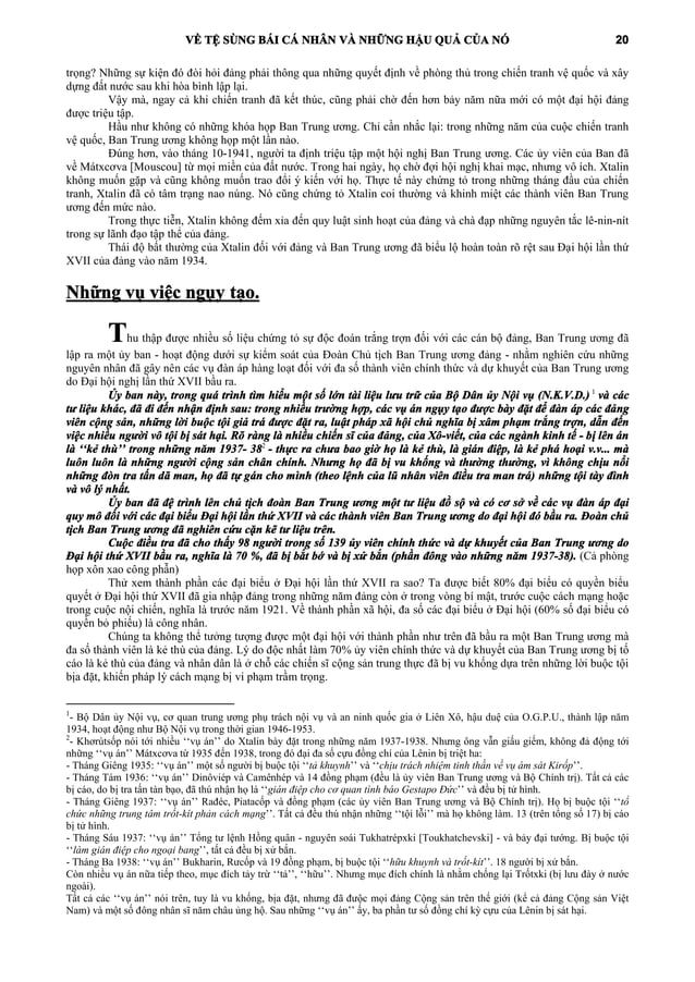 Khrusev bao-cao-ve-stalin | PDF